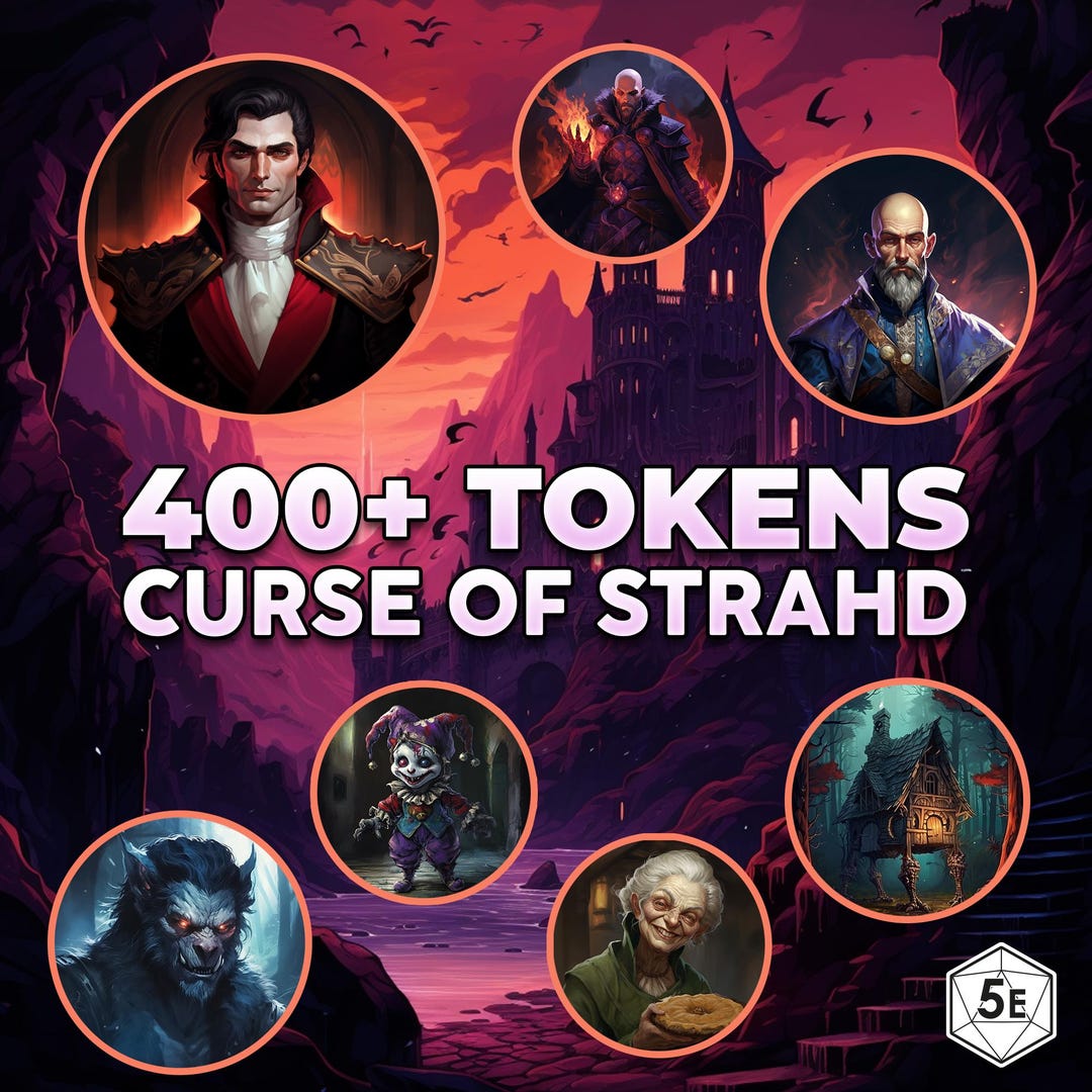 Digital Tokens for Dnd RPG Curse of Strahd COS - Etsy