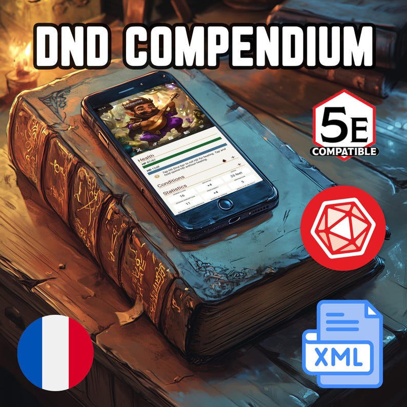 FRENCH Dnd Compendium - XML File for Fight Club 5 - Dungeons and ...
