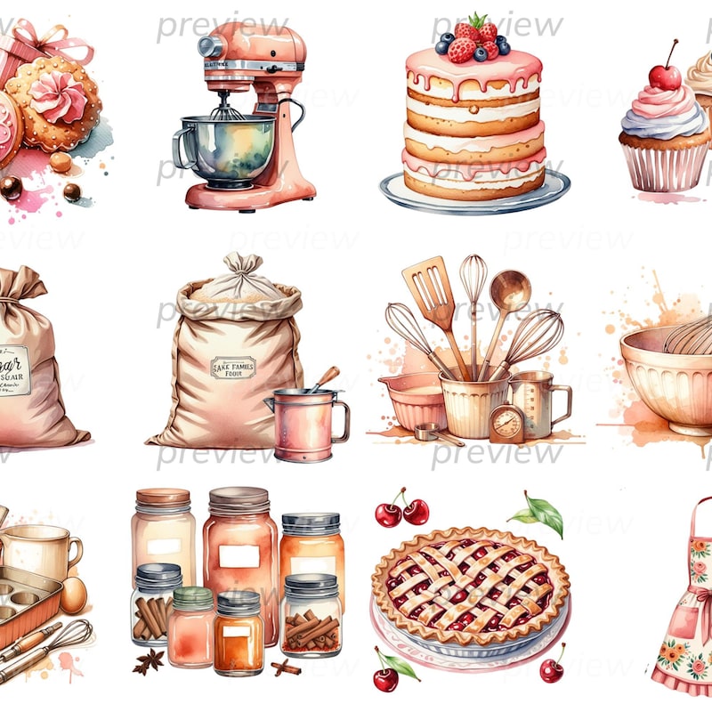 Bake Sale Clip Art - Etsy