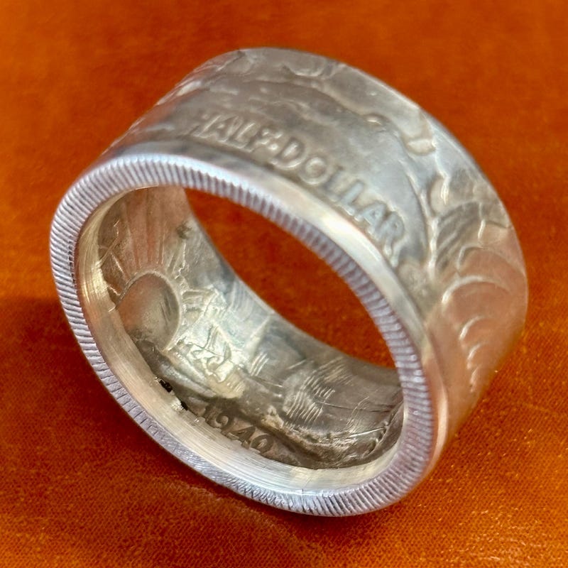 Silver Coin Ring - Etsy