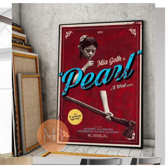 The Poster Vintage Poster Mia Goth Pearl Poster Pearl A24 Etsy