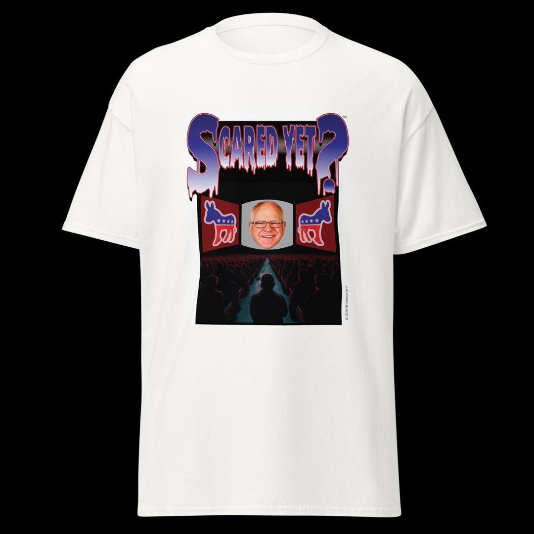 SCARED YET Tim Walz 1984 Big Brother Orwell T-shirt Free Shipping - Etsy