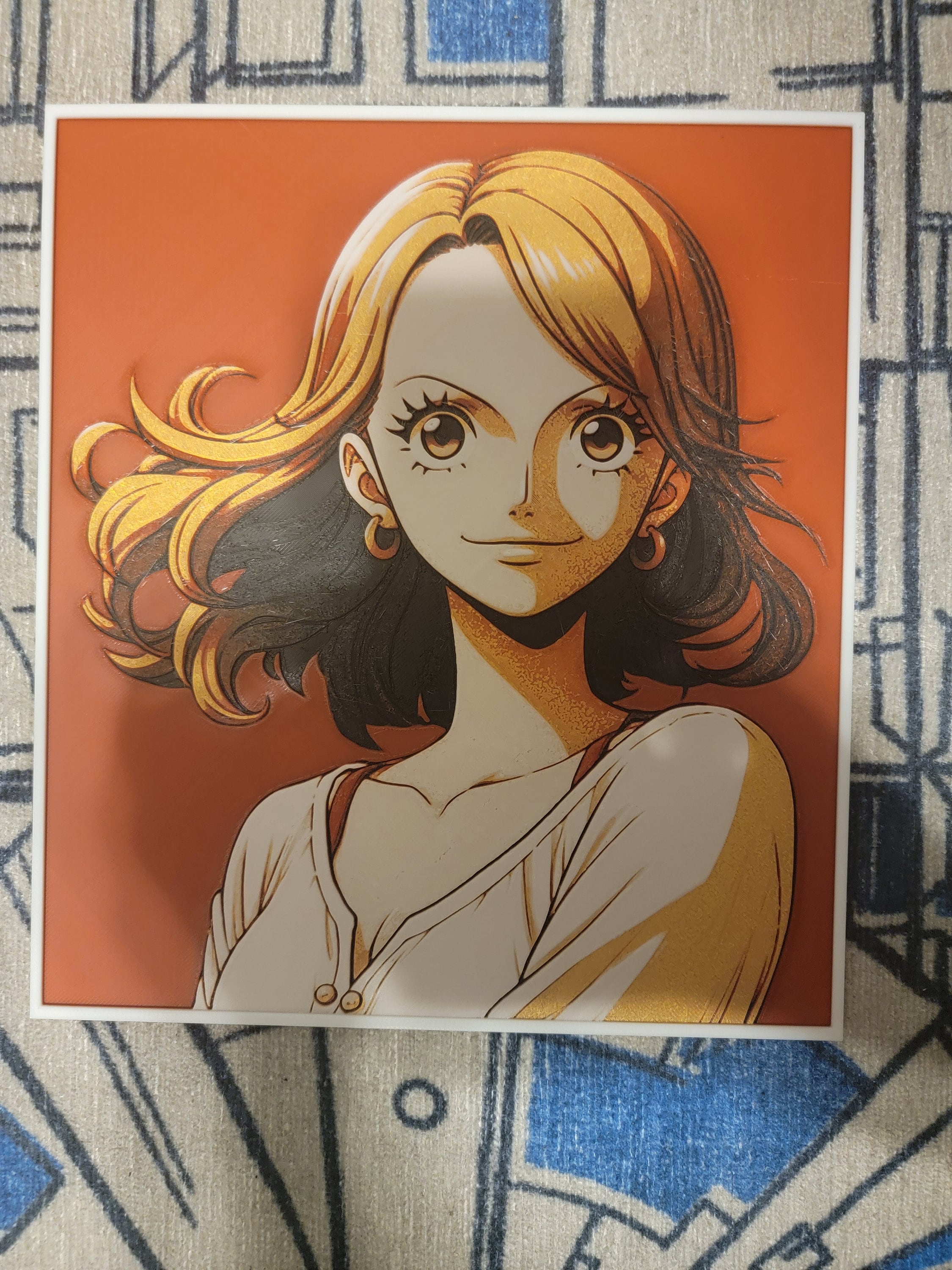 Nami One Piece Wall Poster - Etsy
