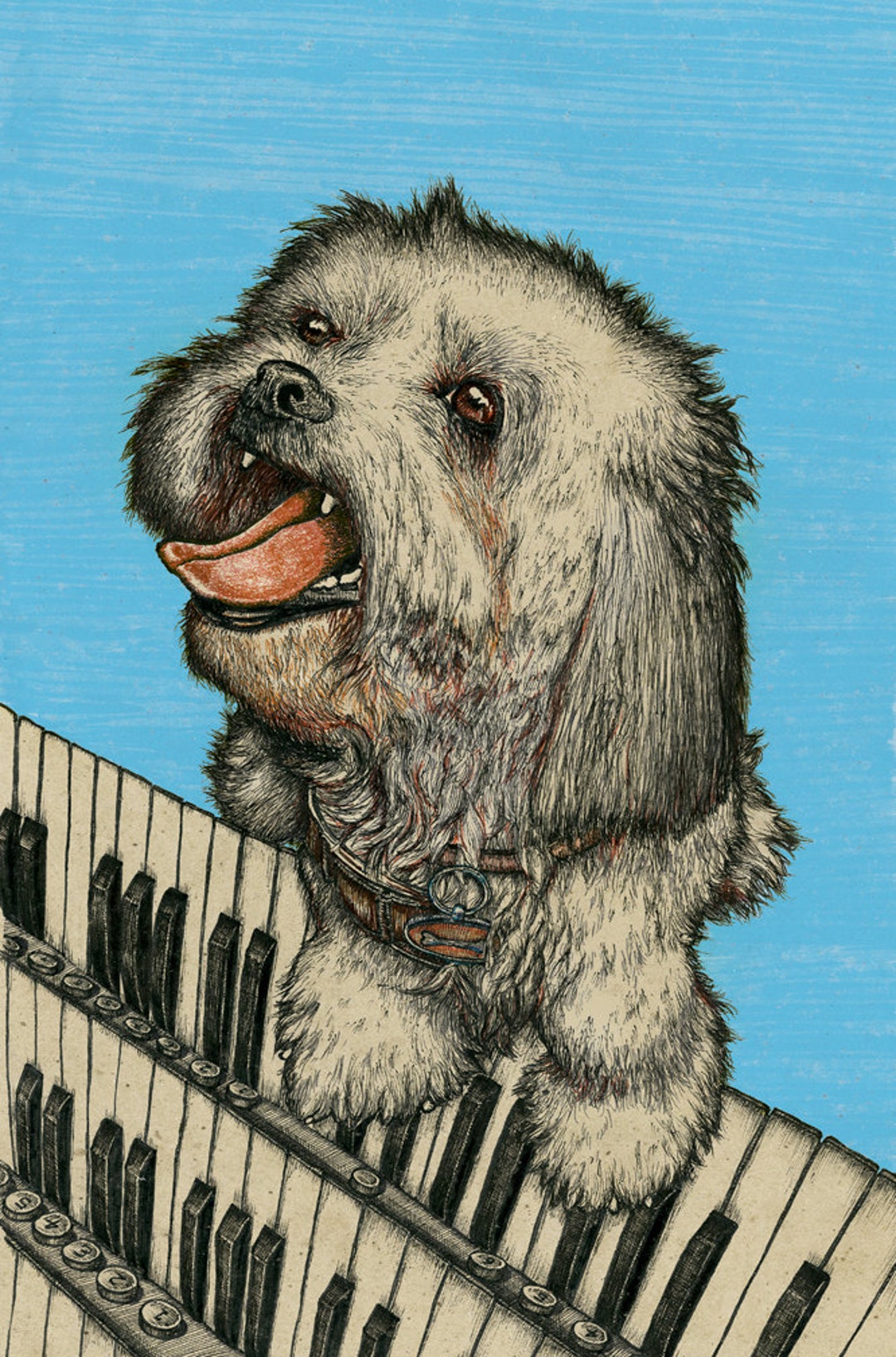 APE Print 11x16.5 Signed and Numbered. Backround Color Your Choice ...