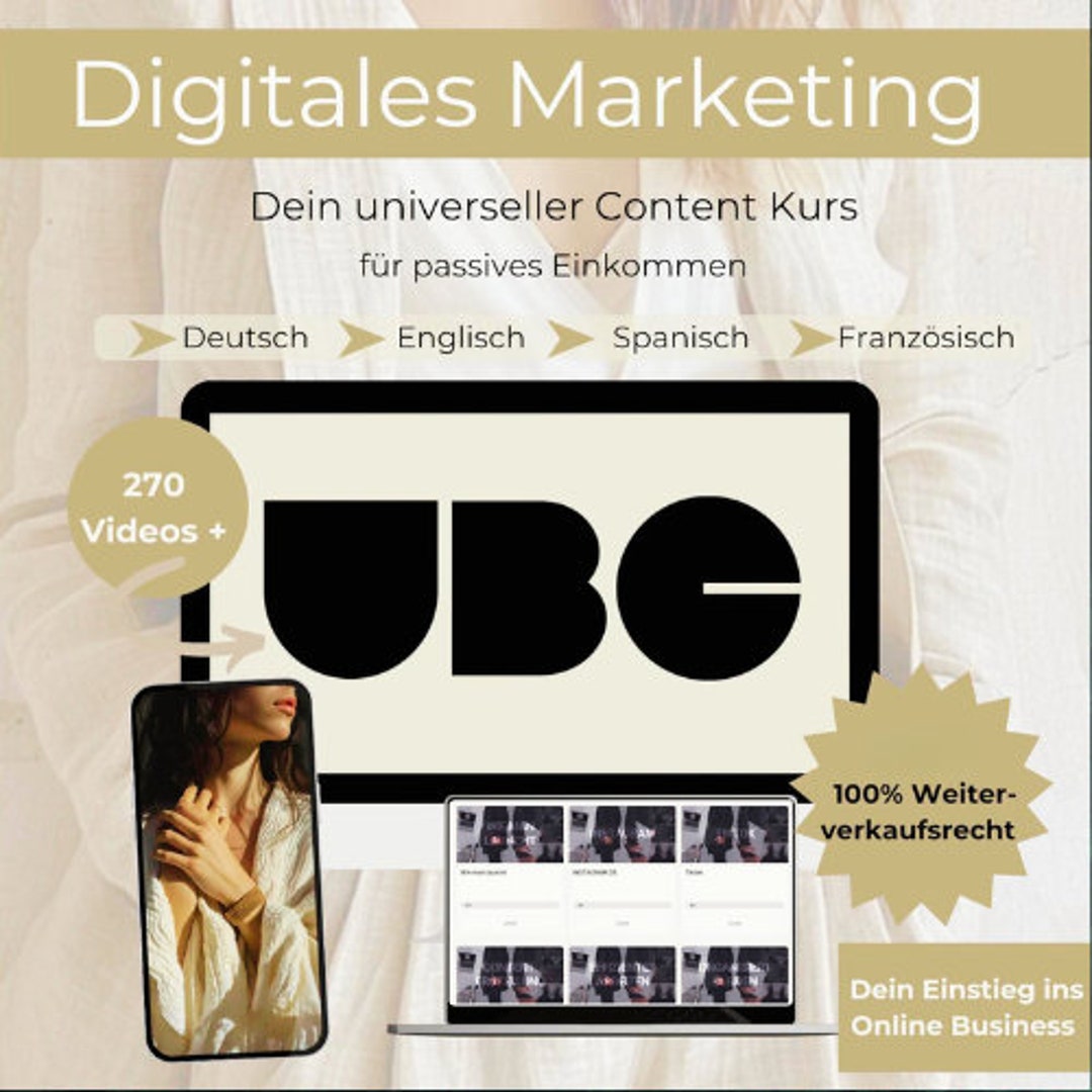 UBC, Digital Product, Online Course, Social Media, Instagram, Learn to ...
