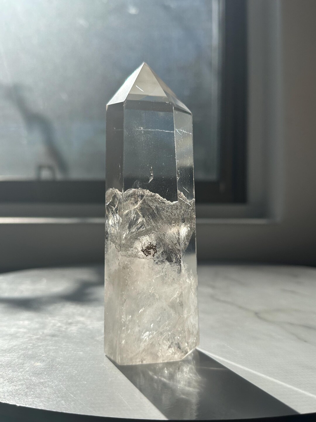 Special Large Clear Quartz Tower Obelisk High Quality Crystal Tower ...