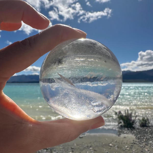Quartz Crystal Ball - Etsy