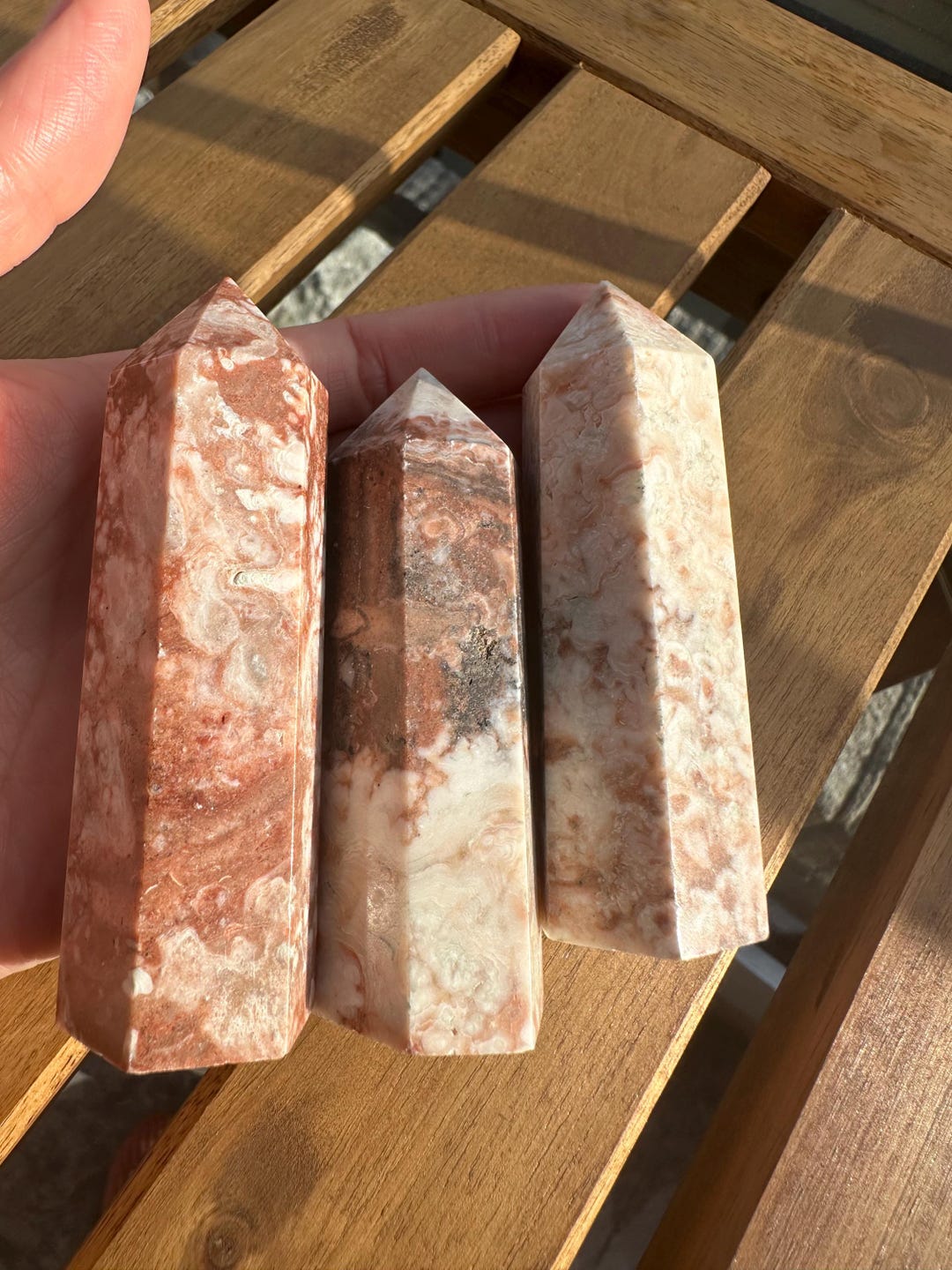 Amber Calcite Tower Amber Calcite Point Amber Calcite Obelisk Healing ...