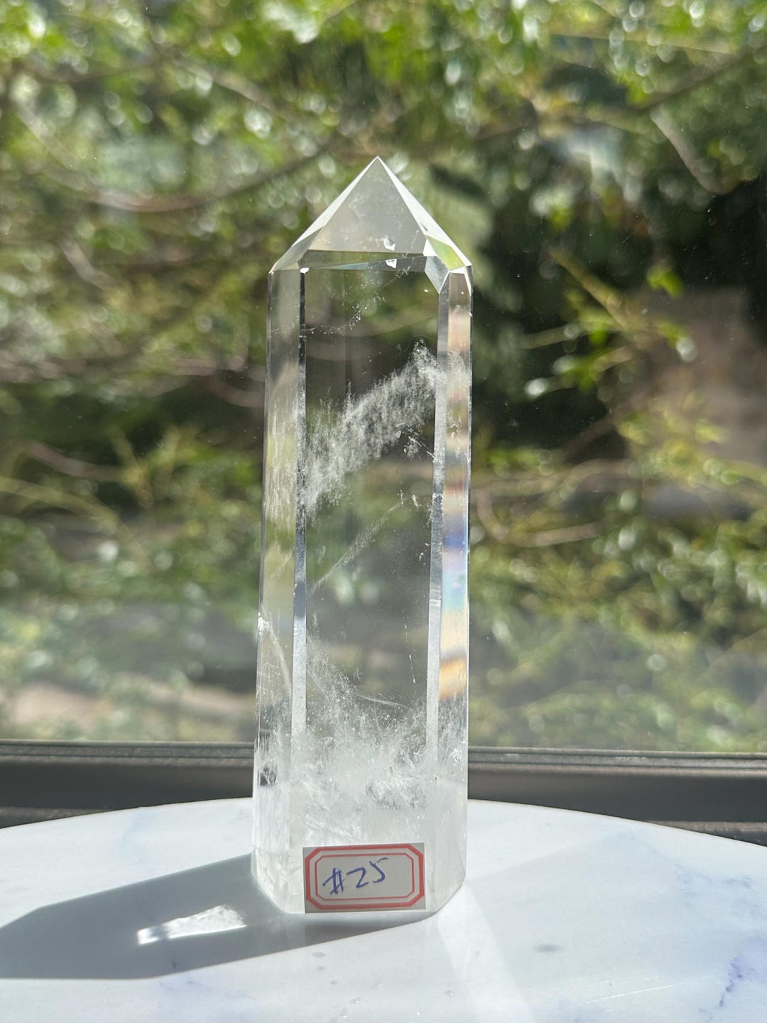 AAAAA Large Clear Quartz Tower Obelisk High Quality Crystal Tower ...