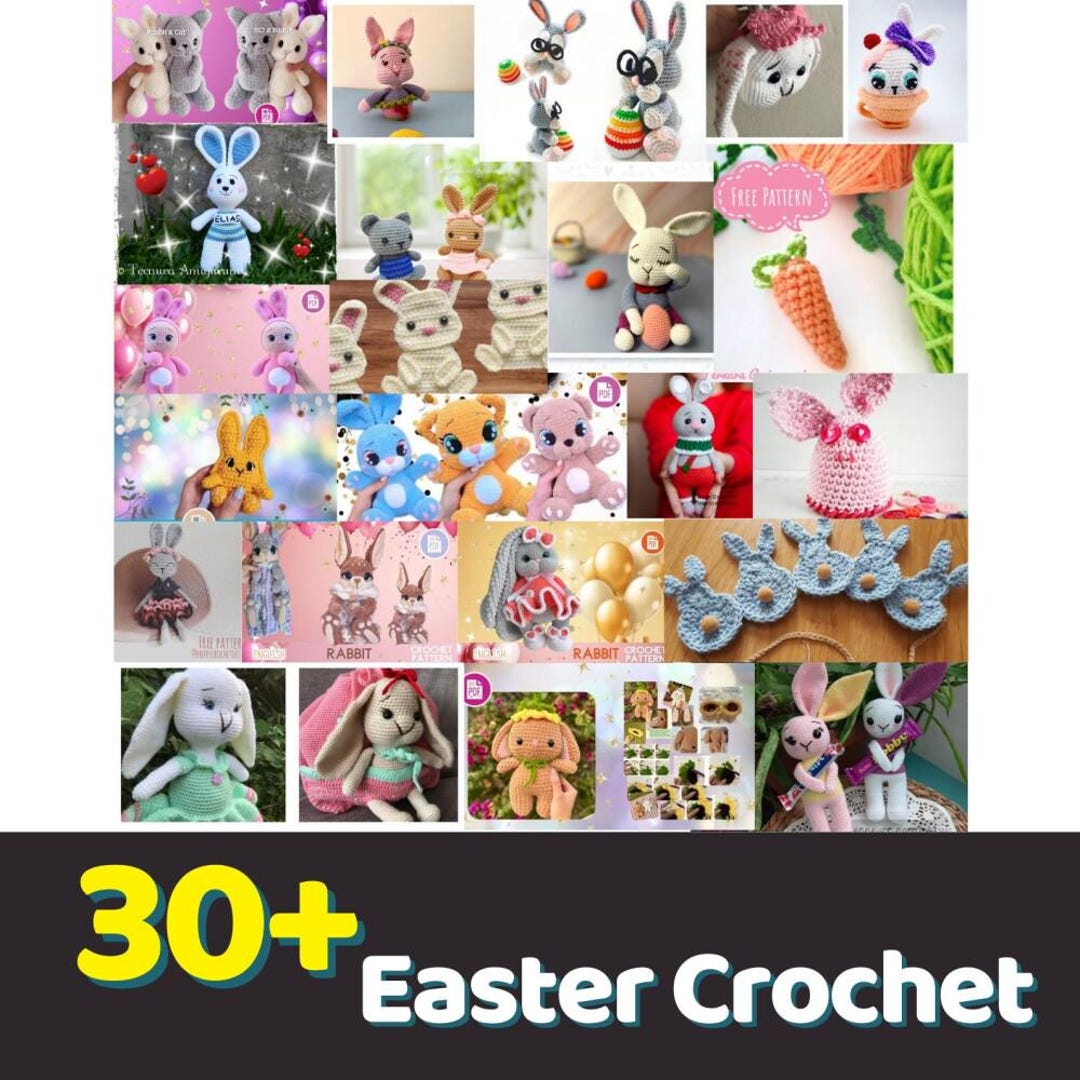 Easter Crochet Pattern Bundle, Amigurumi Crochet Patterns, Easter Crochet Pattern, Crochet ...