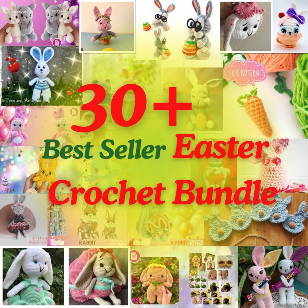 Easter Crochet Pattern Bundle, Amigurumi Crochet Patterns, Easter Crochet Pattern, Crochet ...