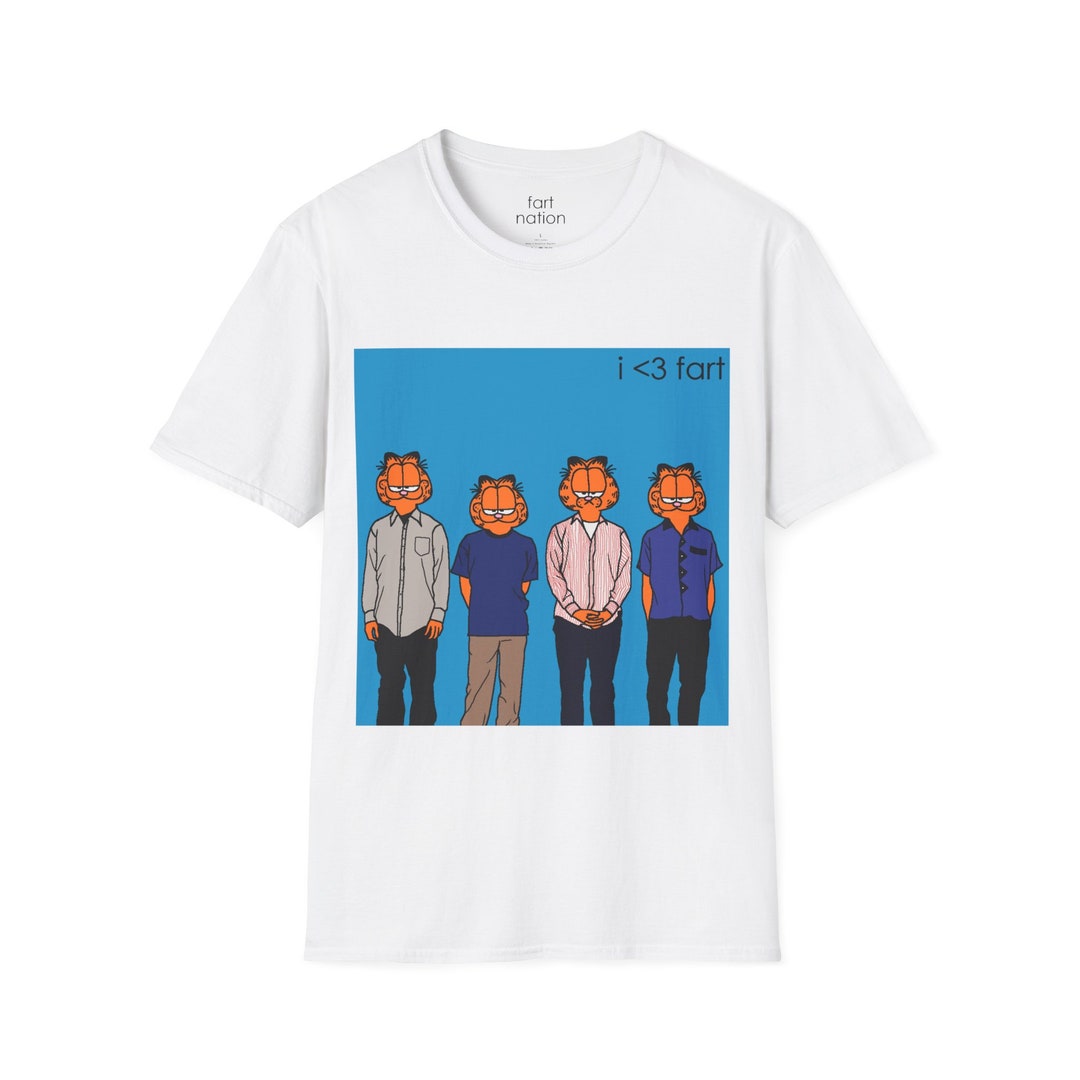 I 3 Fart GARFIELD WEEZER Fart Nation Official Merch - Etsy