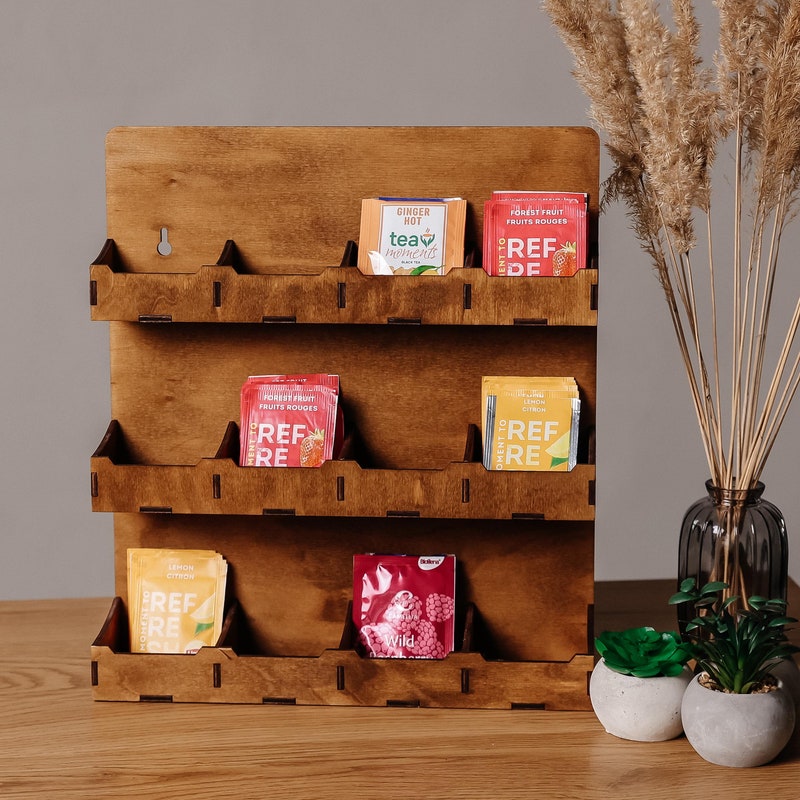 Custom Wood Tea Shelf - Etsy
