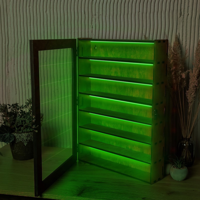 Led Display Wall Cabinet - Etsy UK