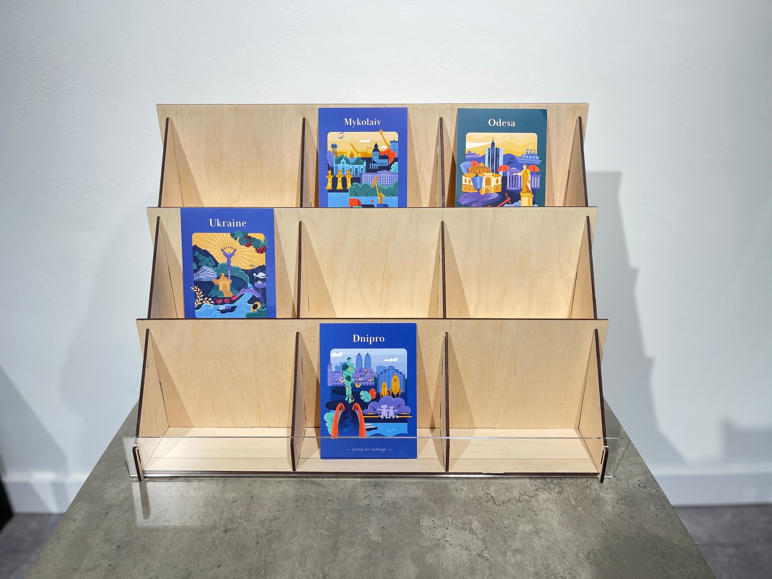 Greeting Cards Display, Greeting Card Holder for Retail, Postcard ...