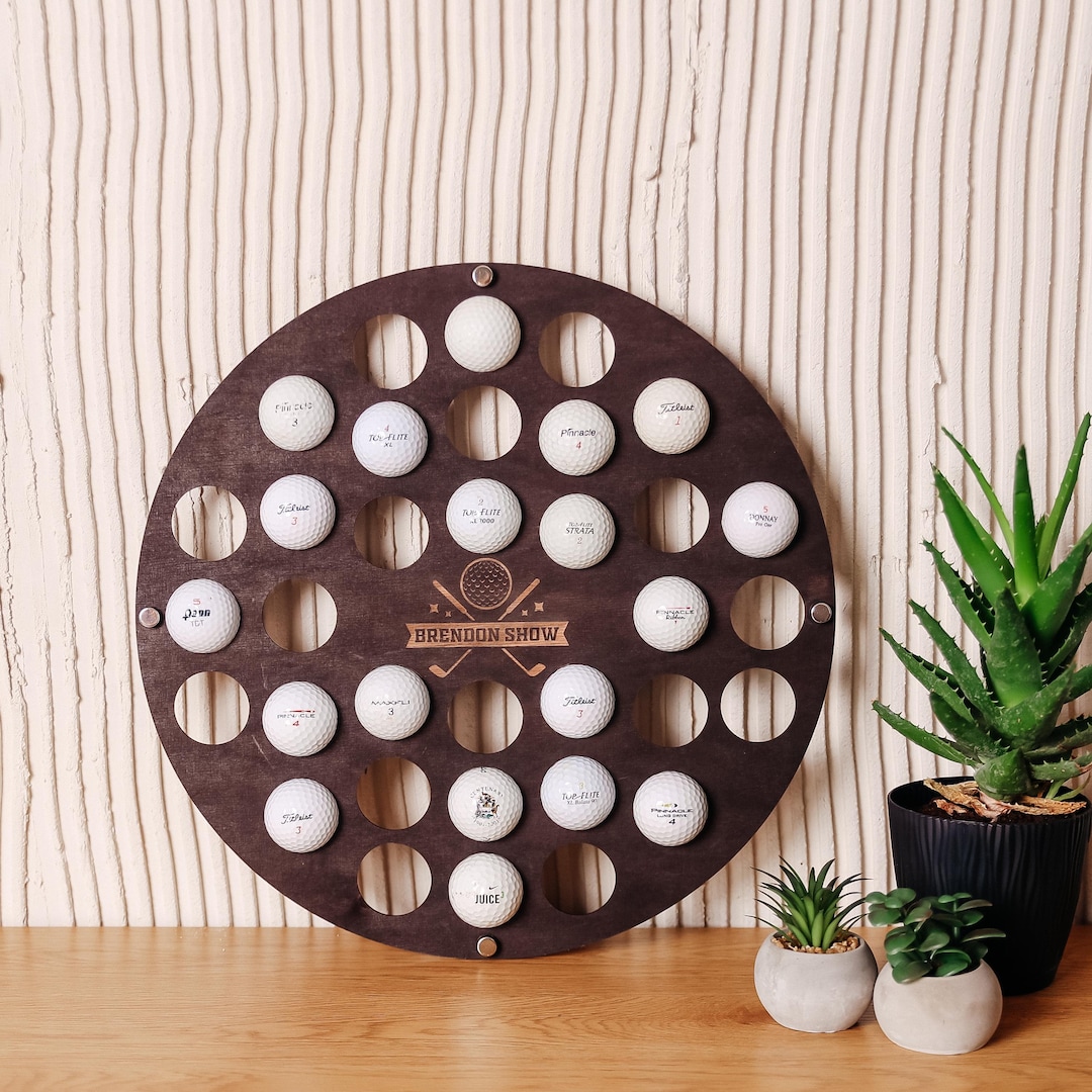 Personalised Golf Ball Holder, Golf Ball Holder Wall, Golf Ball Wall ...