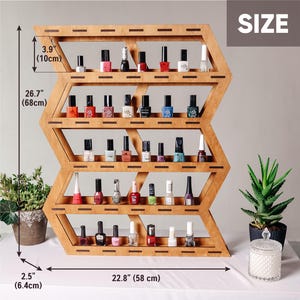 Nail Polish Shelf, Nail Polish Holder, Nail Polish Display Shelf, Nail ...