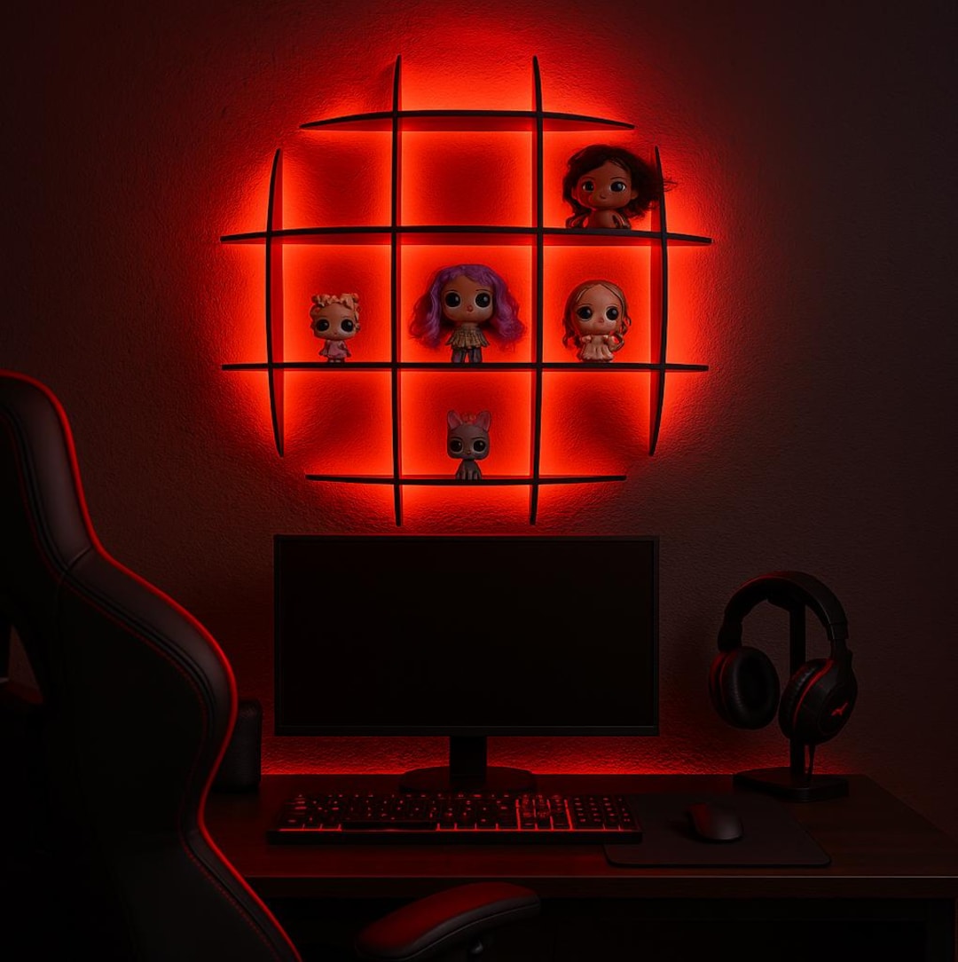 Mini Figure Shelf,display Shelf for Collectables,led Display Shelf ...