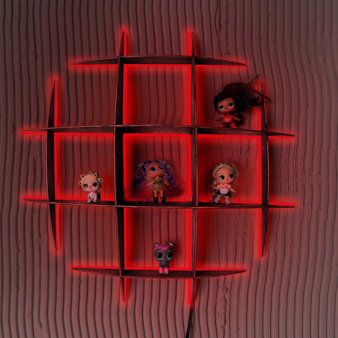 Mini Figure Shelf,display Shelf for Collectables,led Display Shelf ...