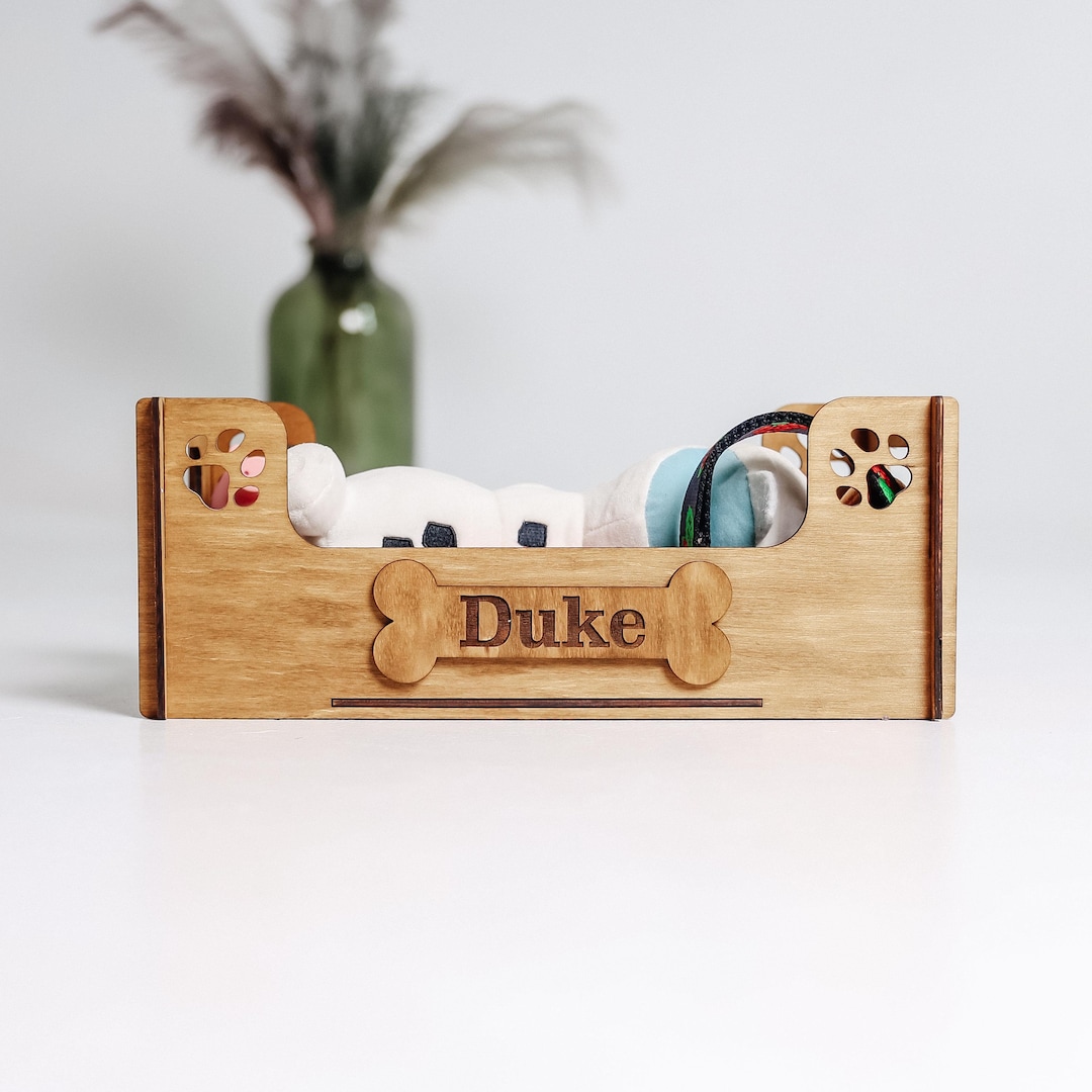 Personalised Dog Toy Box, Custom Dog Toy Storage, Dog Toy Box Wood, Dog ...