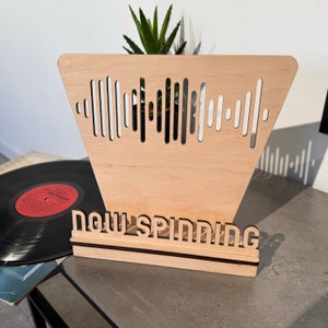 Now Spinning Vinyl Record Stand, Vinyl Record Display, LP Storage ...