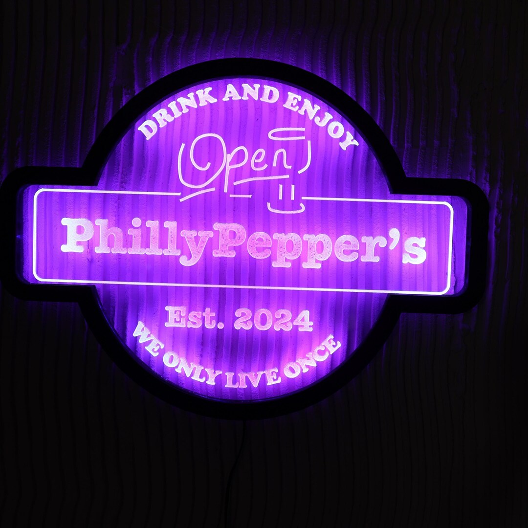 Personalized Bar Sign,custom Bar Sign Neon,bar Light up Sign,light up ...