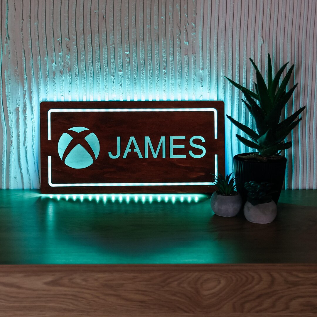 Gamertag Neon Sign, Gamer Tag Led, Personalized Username Sign, Username ...