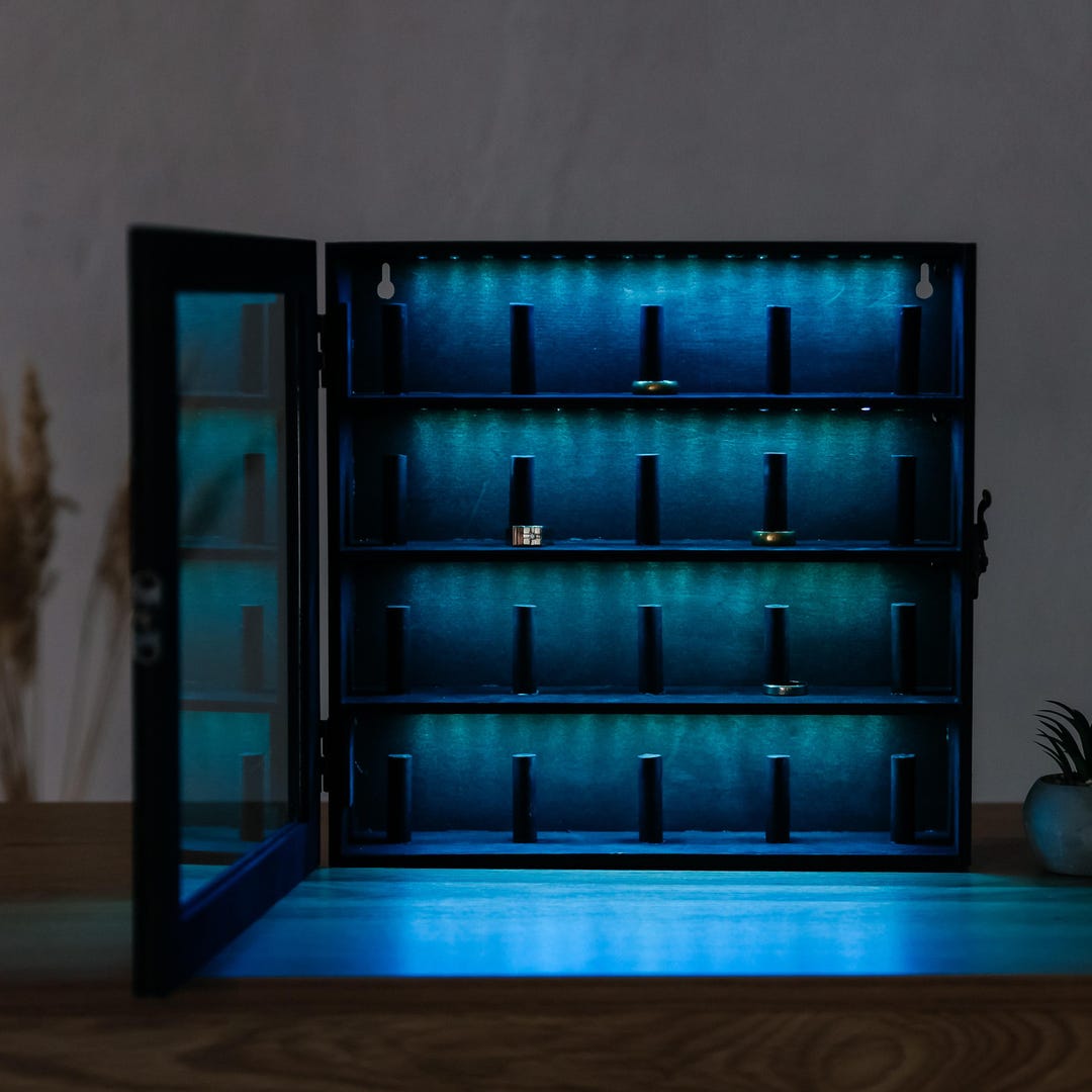 Ring Display With Lid, Ring Organizer Large, Ring Display Box, Ring ...