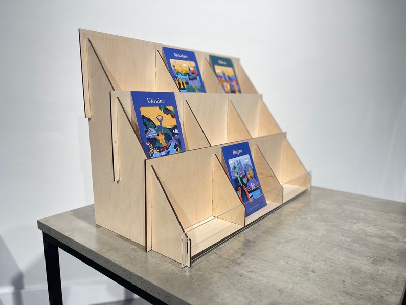 Greeting Cards Display, Greeting Card Holder for Retail, Postcard ...