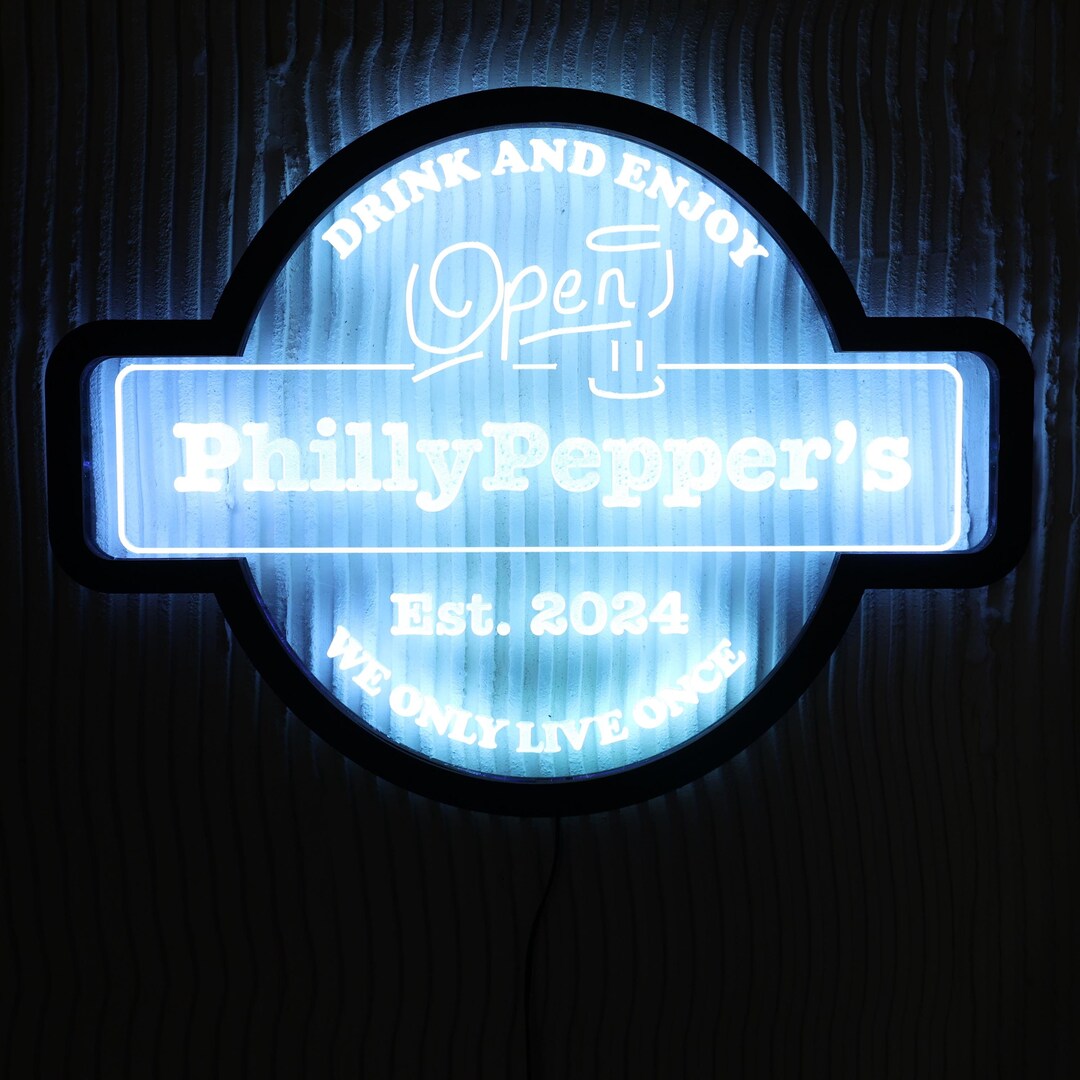 Personalized Bar Sign,custom Bar Sign Neon,bar Light up Sign,light up ...