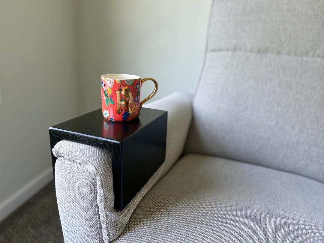 Handmade Useful Armrest Table, Functional Couch Tray, Wood Sofa Table ...