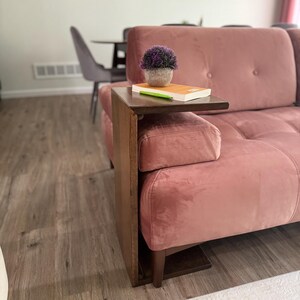 Minimalist Handmade Table, Handcrafted Sofa C Table With Cup Holder ...