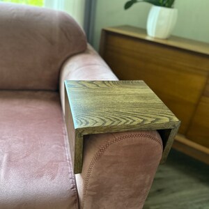 Handmade Useful Armrest Table, Functional Couch Tray, Wood Sofa Table ...