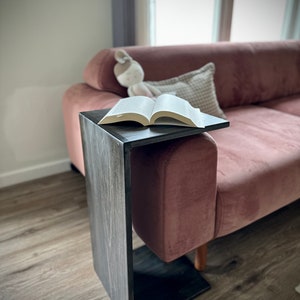 Coffee Table, Handcrafted Sofa C Table, Couch Slide Table, Handmade C ...