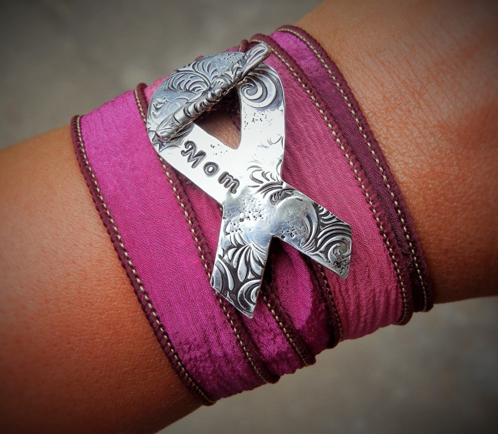 Personalized Cancer Awareness Jewelry, Personalized Survivor Ribbon ...