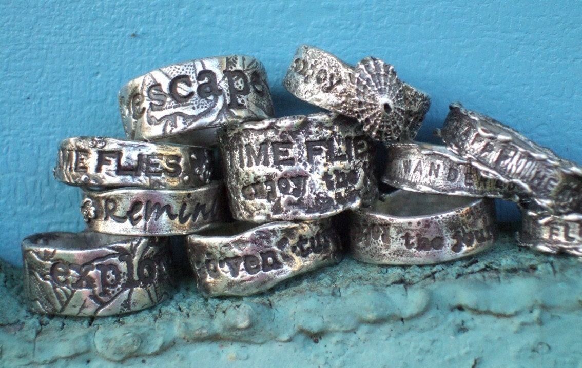 Custom Silver Ring CUSTOM SILVER JEWELRY Personalized - Etsy
