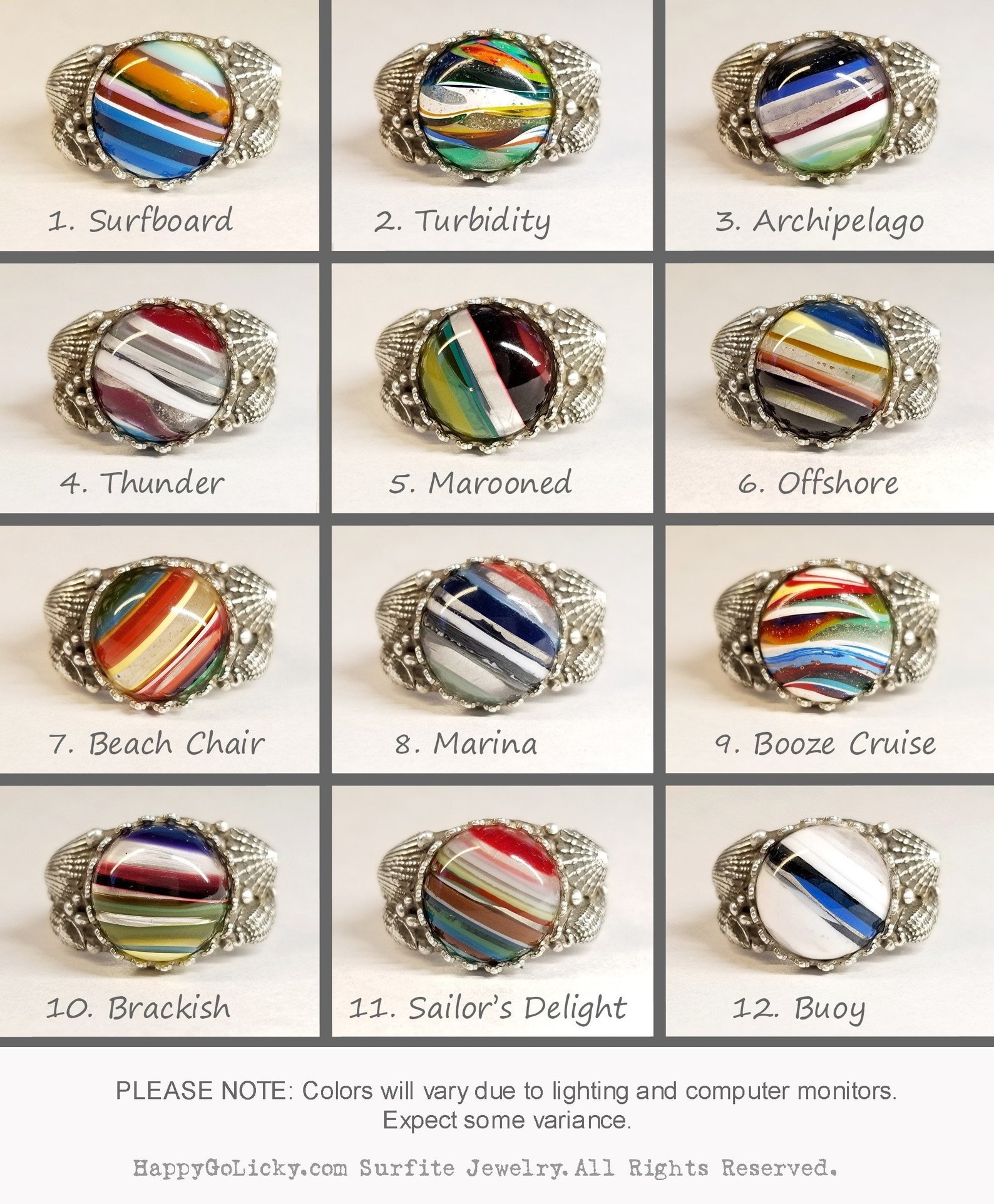 SURFITE Jewelry Surfite Ring Recycled Surfboard Resin - Etsy