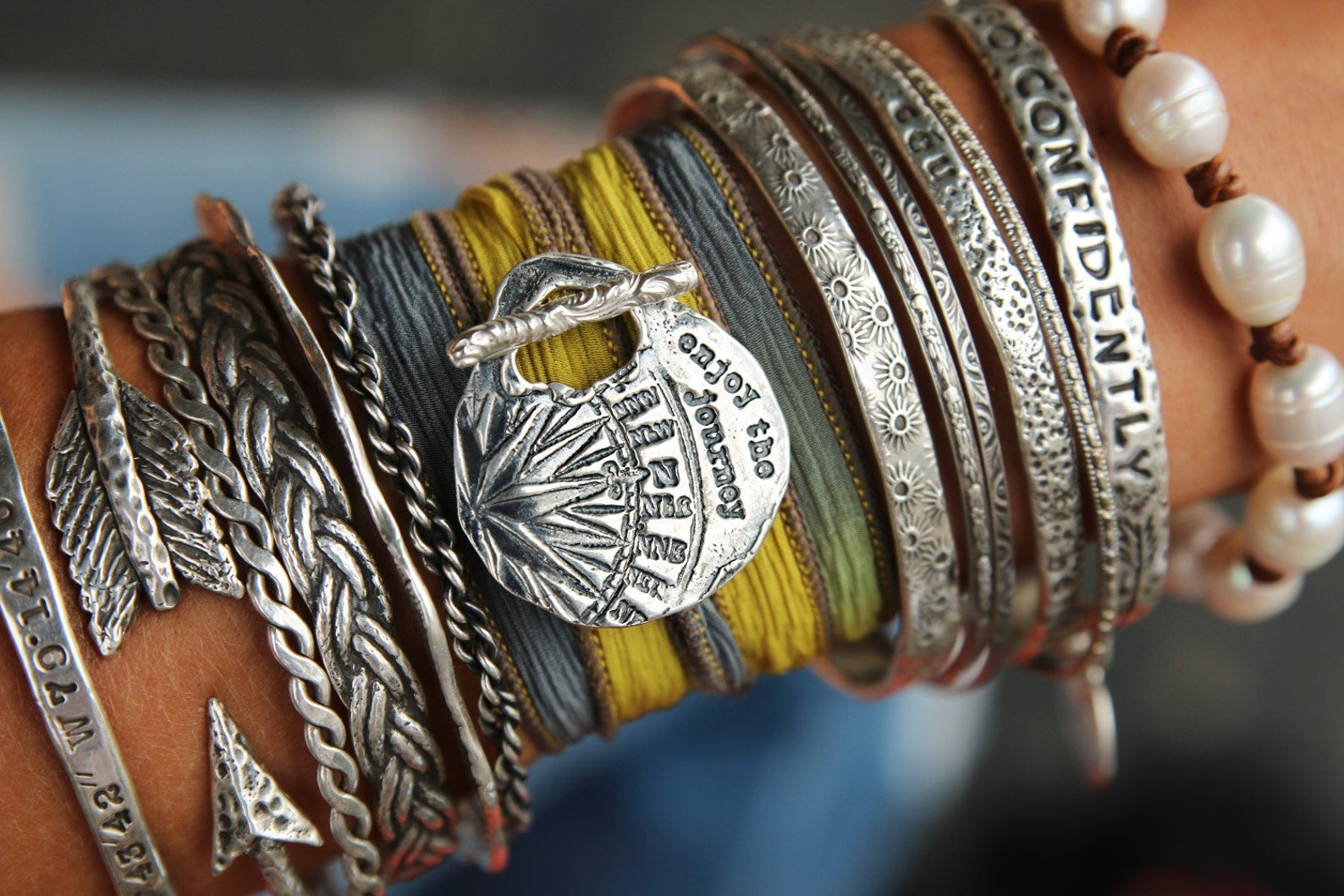 Stacking Bracelets Stacker Bracelet Bracelet Stack Stacking | Etsy