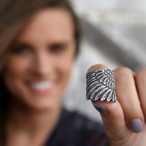 Boho Ring, Boho Jewelry, Adjustable Sterling Silver Boho Rings for ...