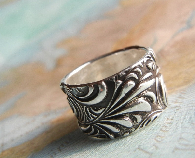 Rustic Jewelry, Rustic Ring, Rustic Silver Jewelry, Rustic Silver Ring ...