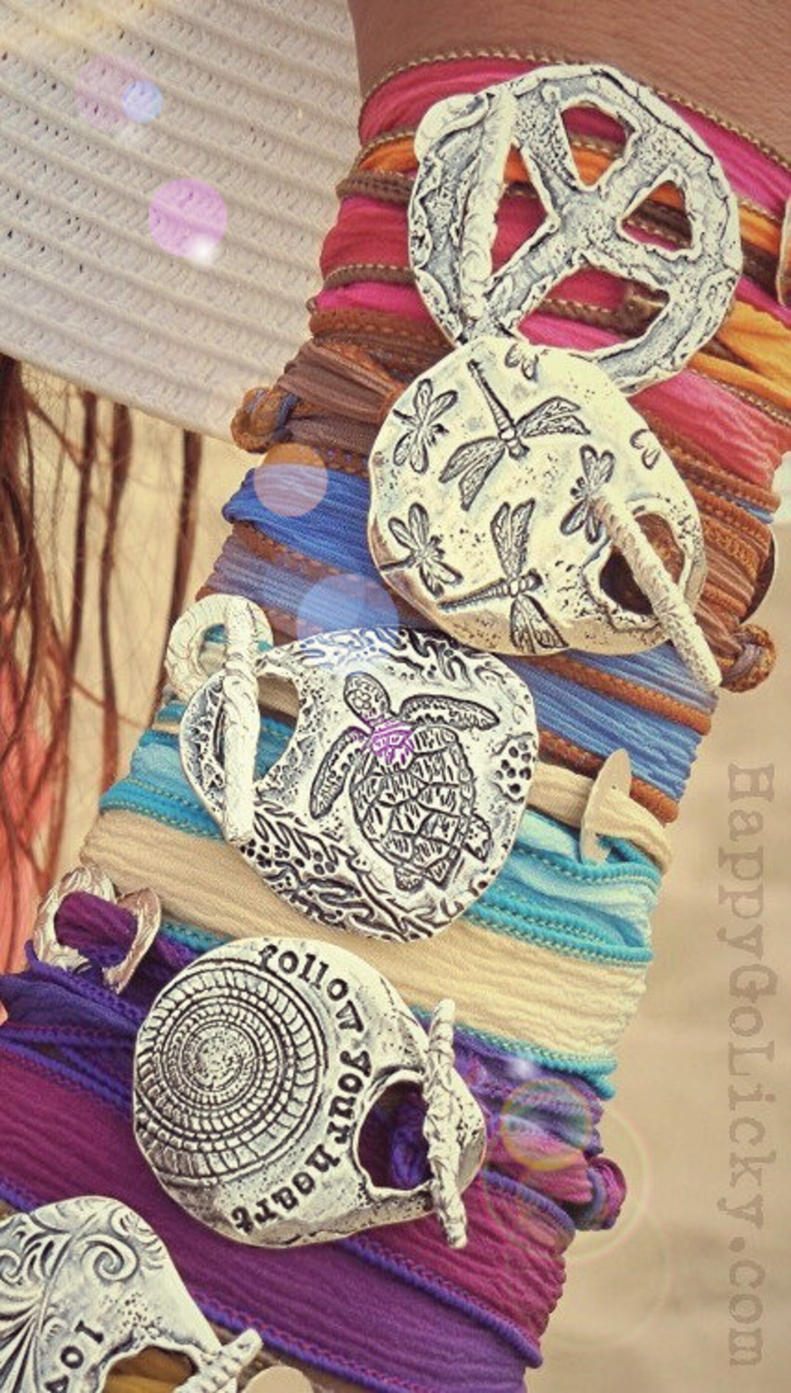 Hippie Jewelry Hippie Bracelet Hippie Wrap Bracelet Hippie - Etsy