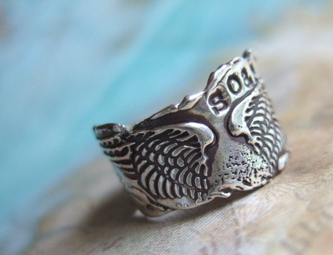 Chunky Ring Rustic Ring Rustic Chunky Ring Boho Chic | Etsy