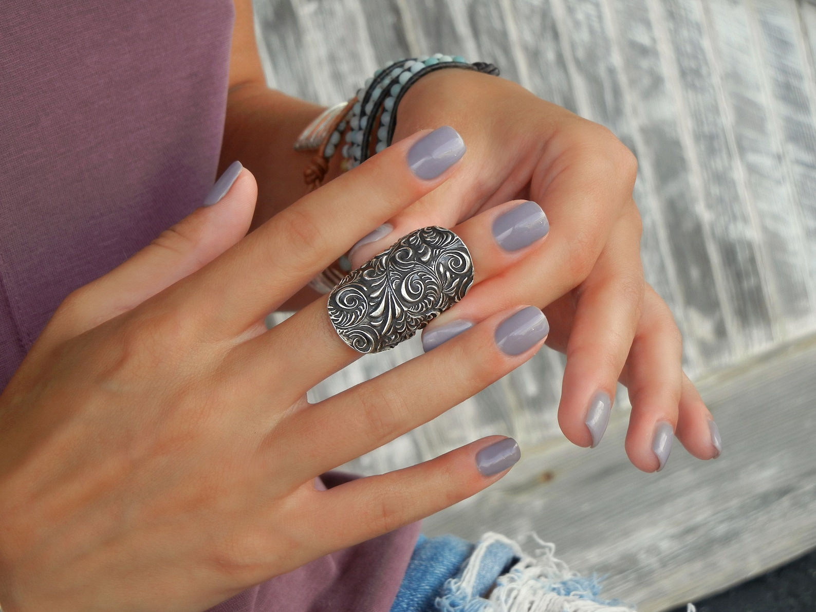 Boho Rings Boho Jewelry Handmade Boho Rings Sterling Silver - Etsy