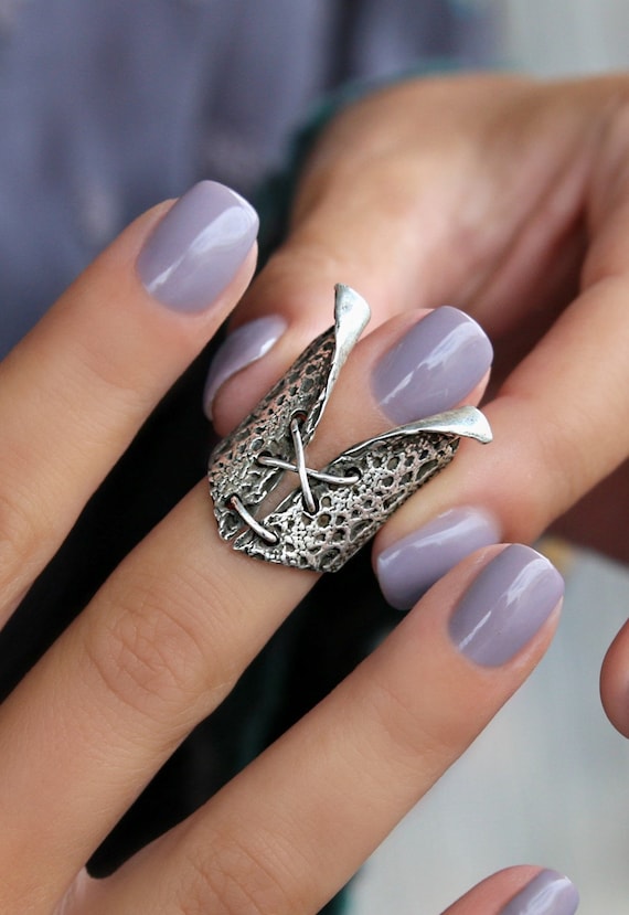 Sterling Silver Statement Ring Statement Jewelry Unique | Etsy