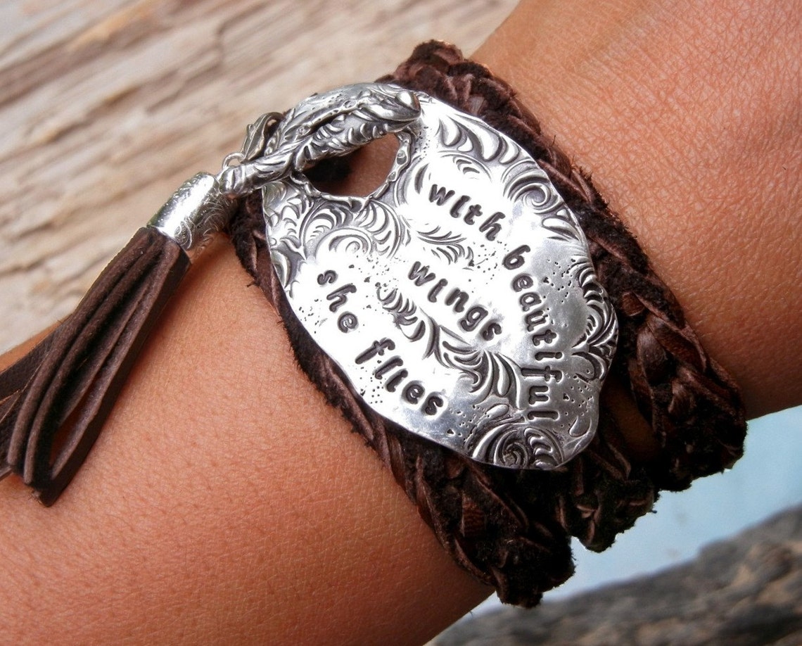 Custom Quote Jewelry Custom Quote Bracelet Personalized - Etsy