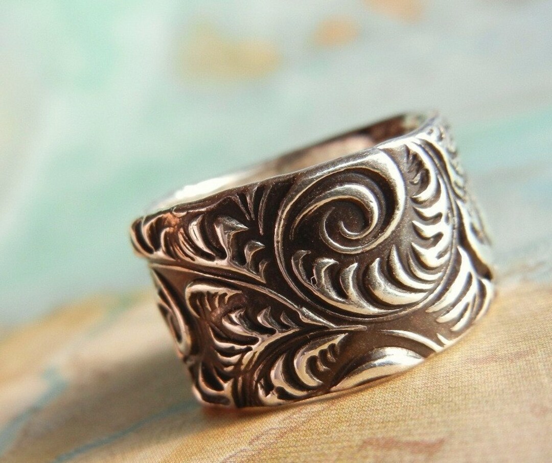 Rustic Jewelry, Rustic Ring, Rustic Silver Jewelry, Rustic Silver Ring ...
