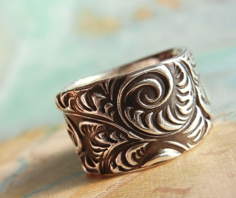 Rustic Jewelry, Rustic Ring, Rustic Silver Jewelry, Rustic Silver Ring ...