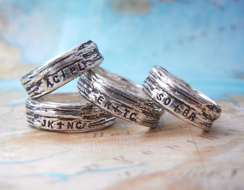 Rustic Jewelry, Rustic Wedding Ring, Rustic Wedding Band, Rugged Bark ...