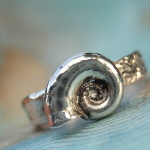 Shell Jewelry, Seashell Ring, Silver Shell Ring, Sterling Silver Shell ...