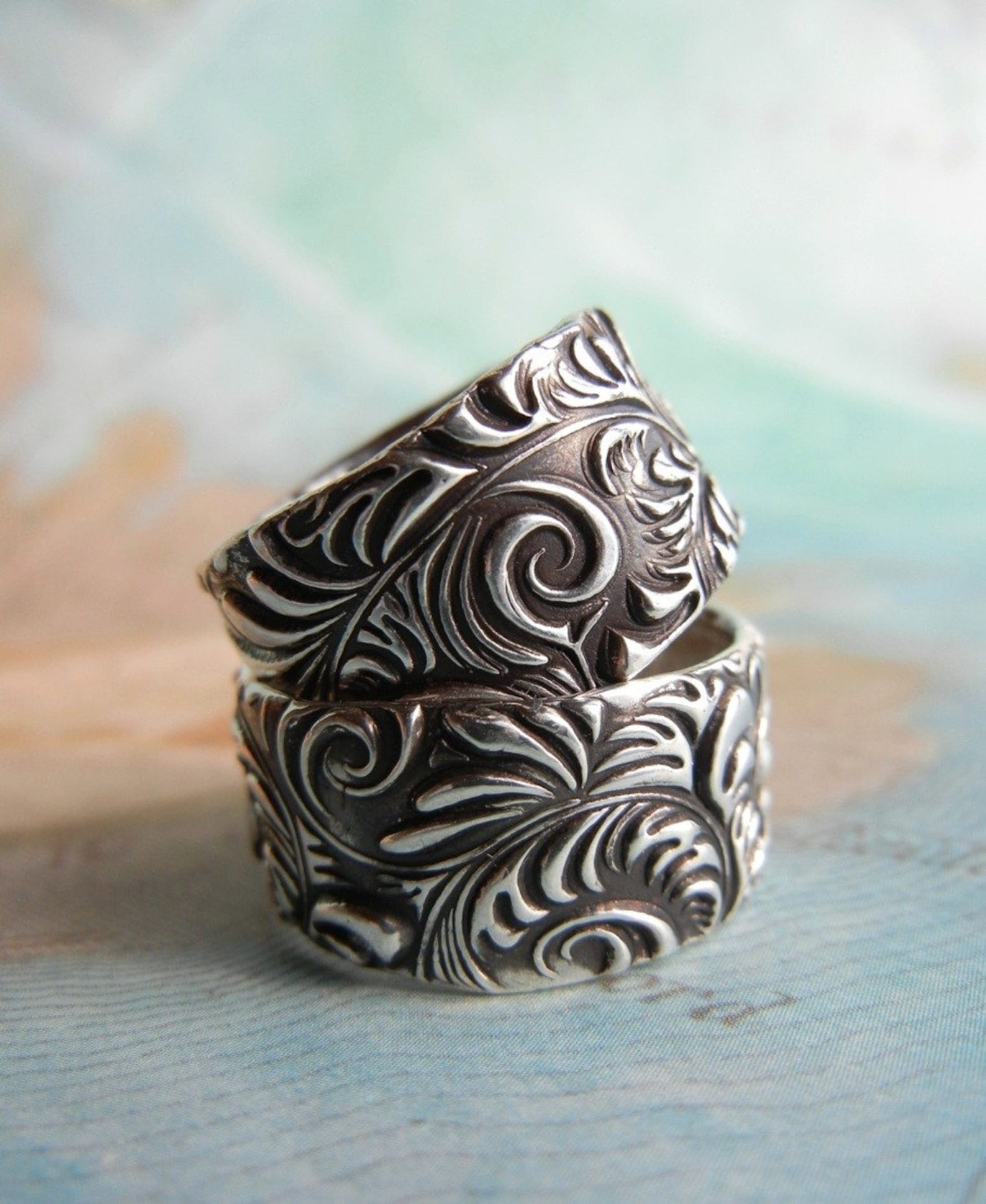 Rustic Jewelry, Rustic Ring, Rustic Silver Jewelry, Rustic Silver Ring ...